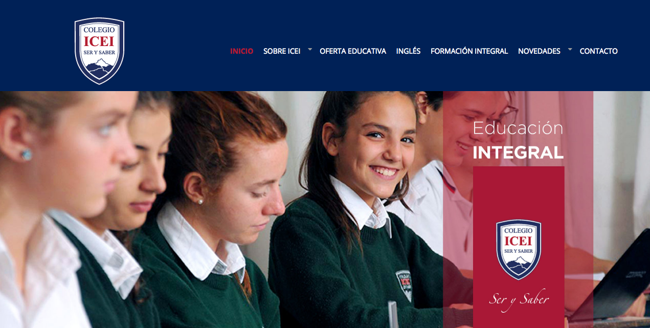 Tenemos nueva página web – Colegio ICEI